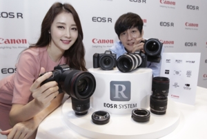 캐논, 첫 번째 풀프레임 미러리스 'EOS R' 출시